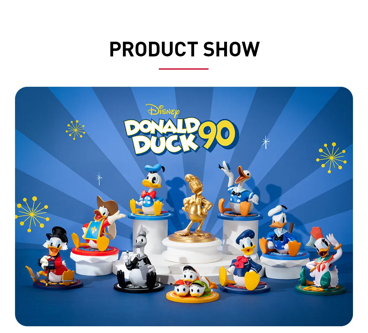 Disney Donald Duck 90th Anniversary Series Figures - POP MART (Hong ...