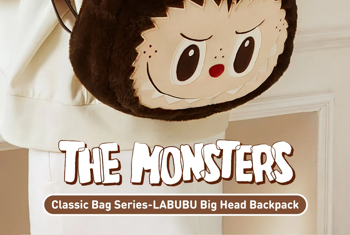 Classic Bag Series- LABUBU Big Head Backpack - POP MART (Hong Kong, China)