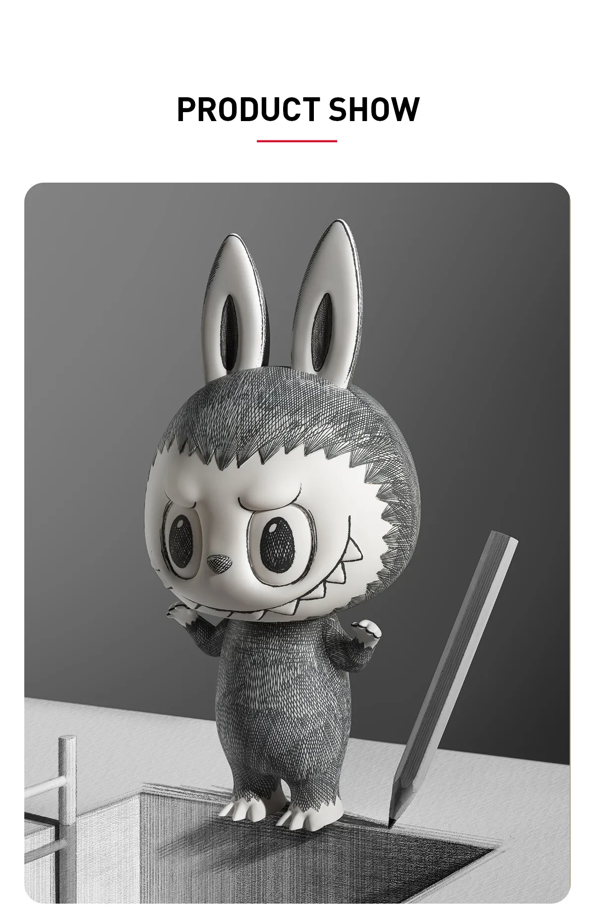 MEGA LABUBU 1000% Sketch - POP MART (Hong Kong, China)