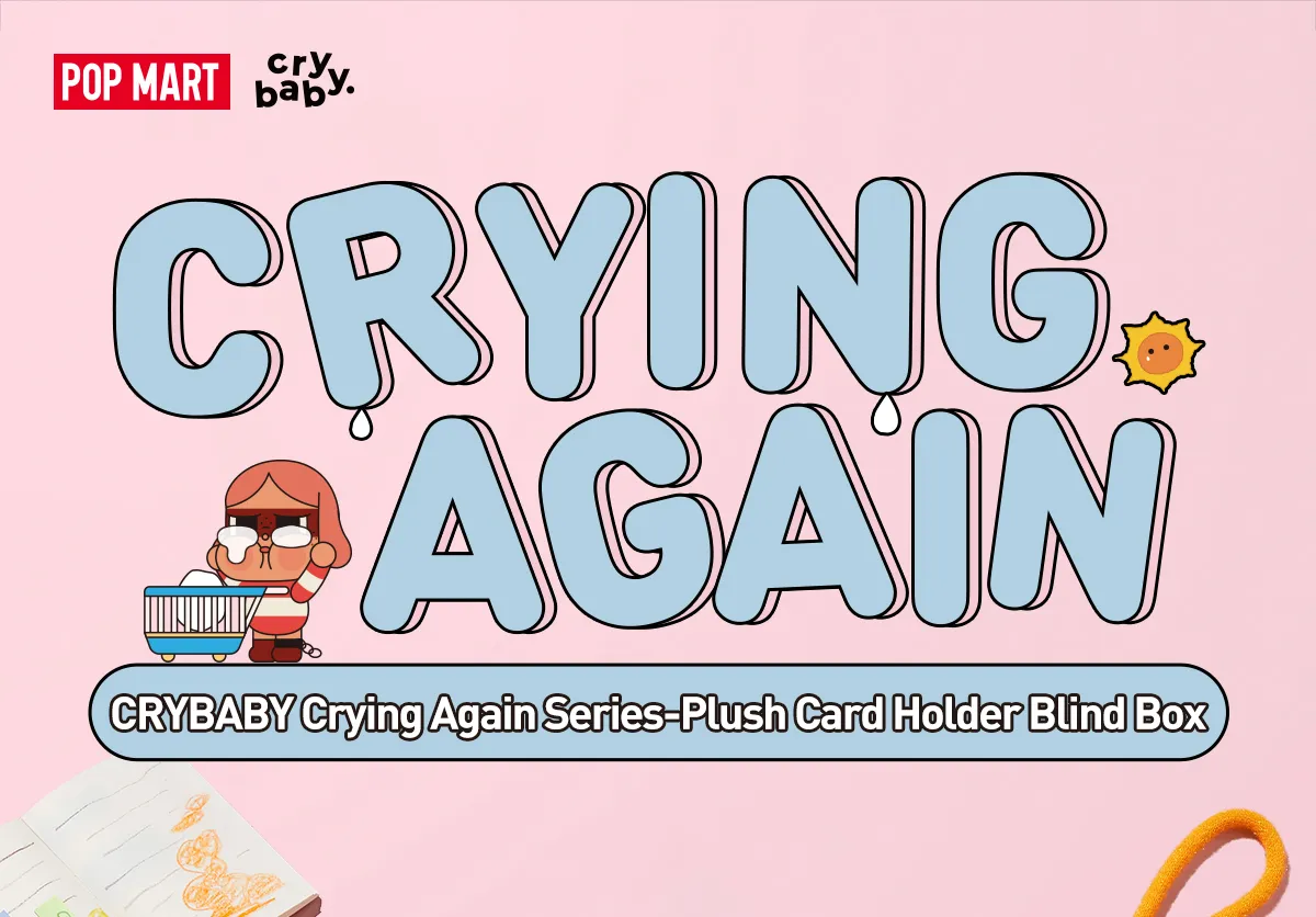 CRYBABY Crying Again Series-Card Holder Blind Box - POP MART (Hong Kong ...