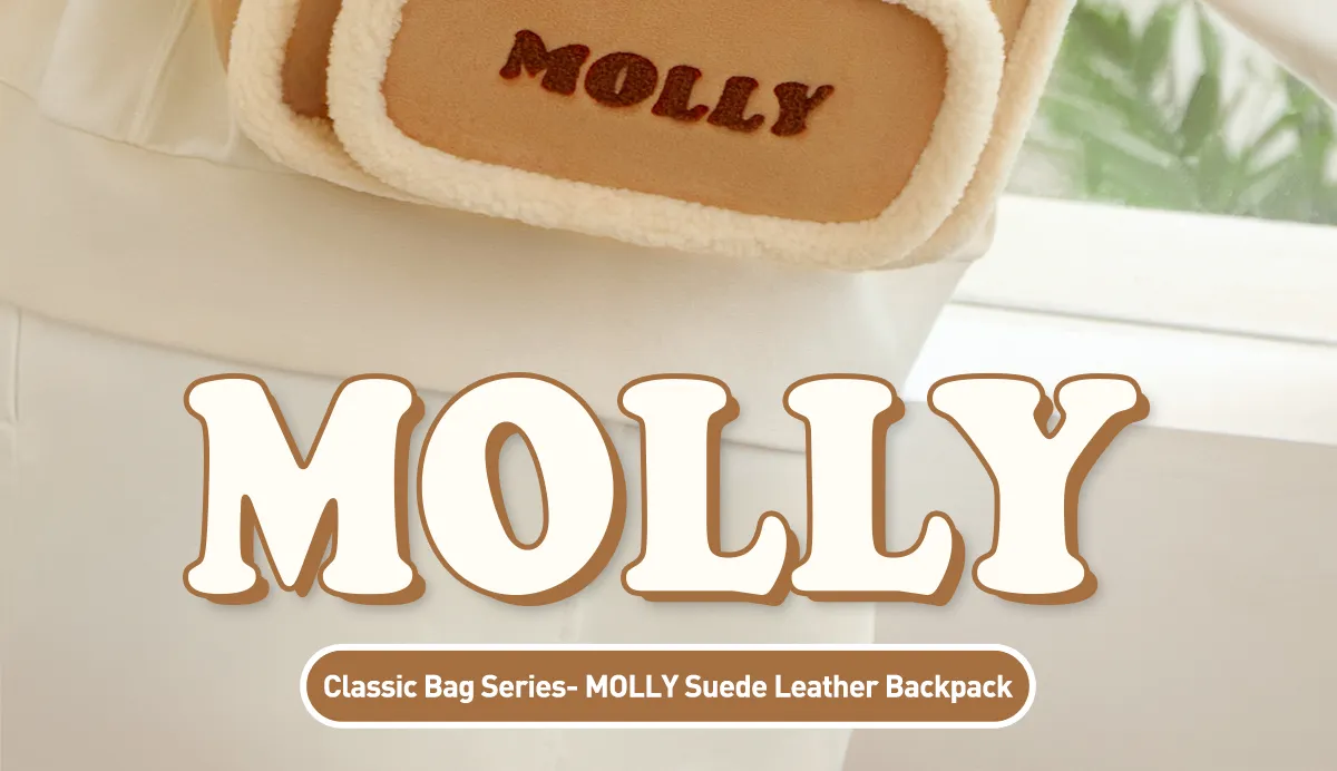 Classic Bag Series- MOLLY Suede Leather Backpack - POP MART (Hong Kong ...