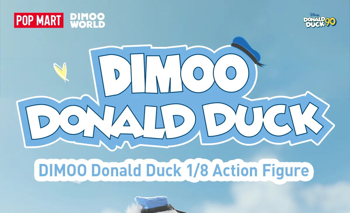 DIMOO Donald Duck 1/8 Action Figure - POP MART (Hong Kong, China)
