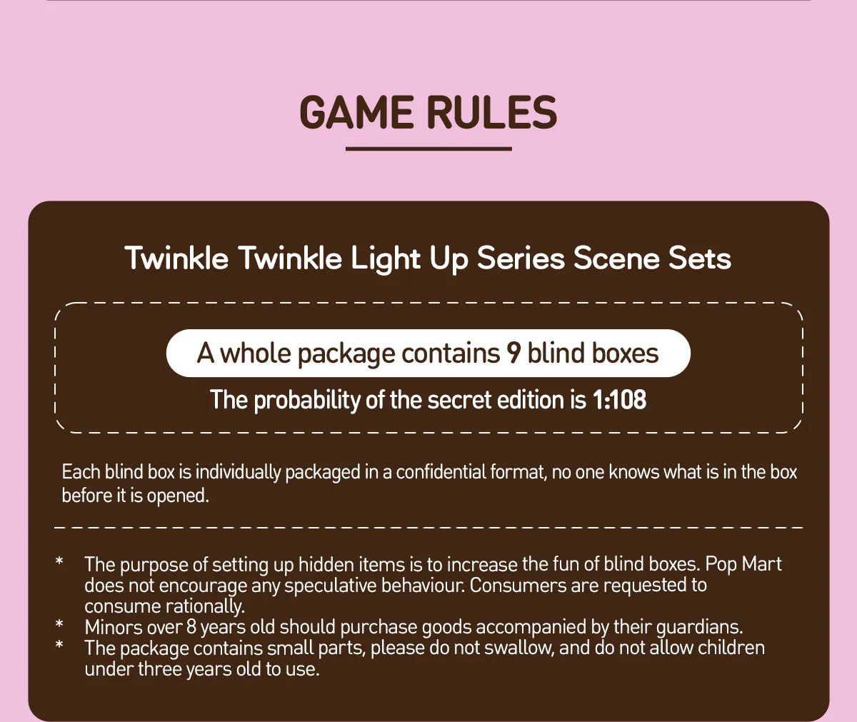 Twinkle Twinkle Light Up Series Scene Sets - POP MART (Hong Kong, China)