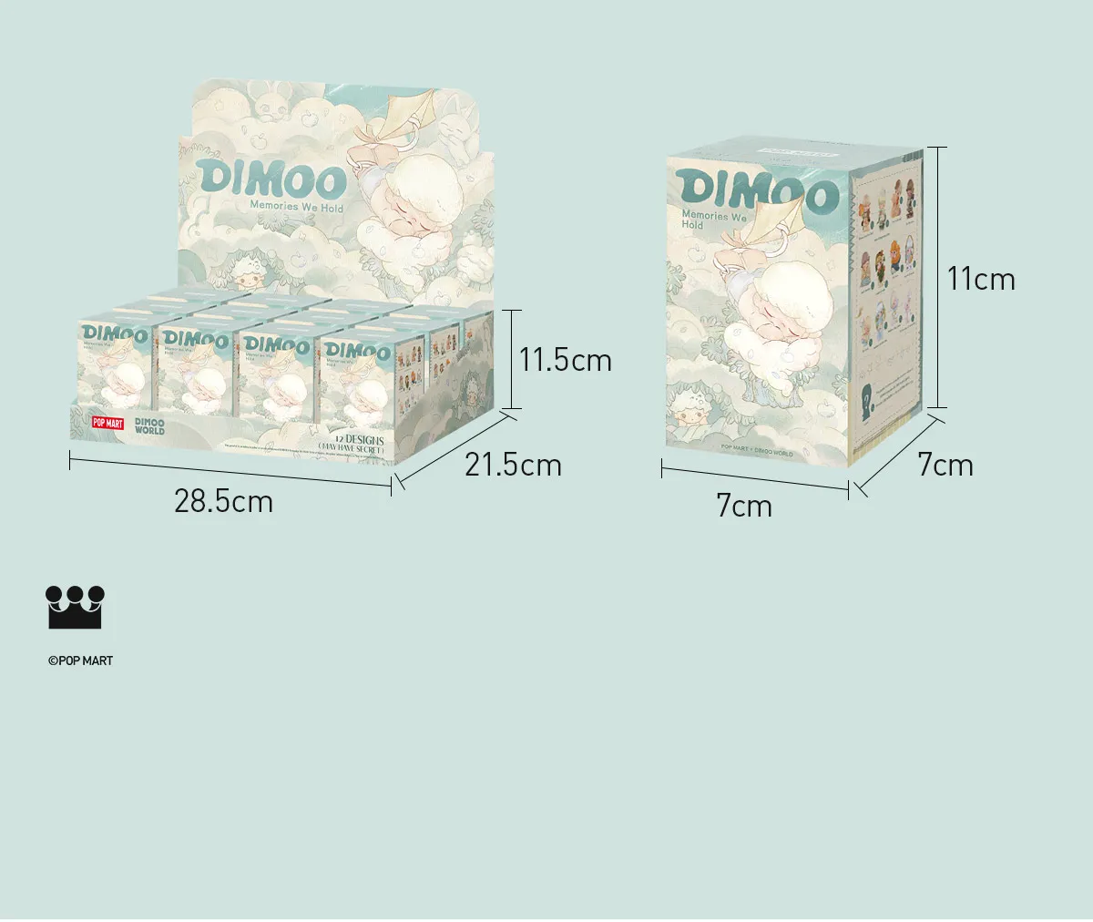 DIMOO Memories We Hold Series Figures - POP MART (Hong Kong, China)