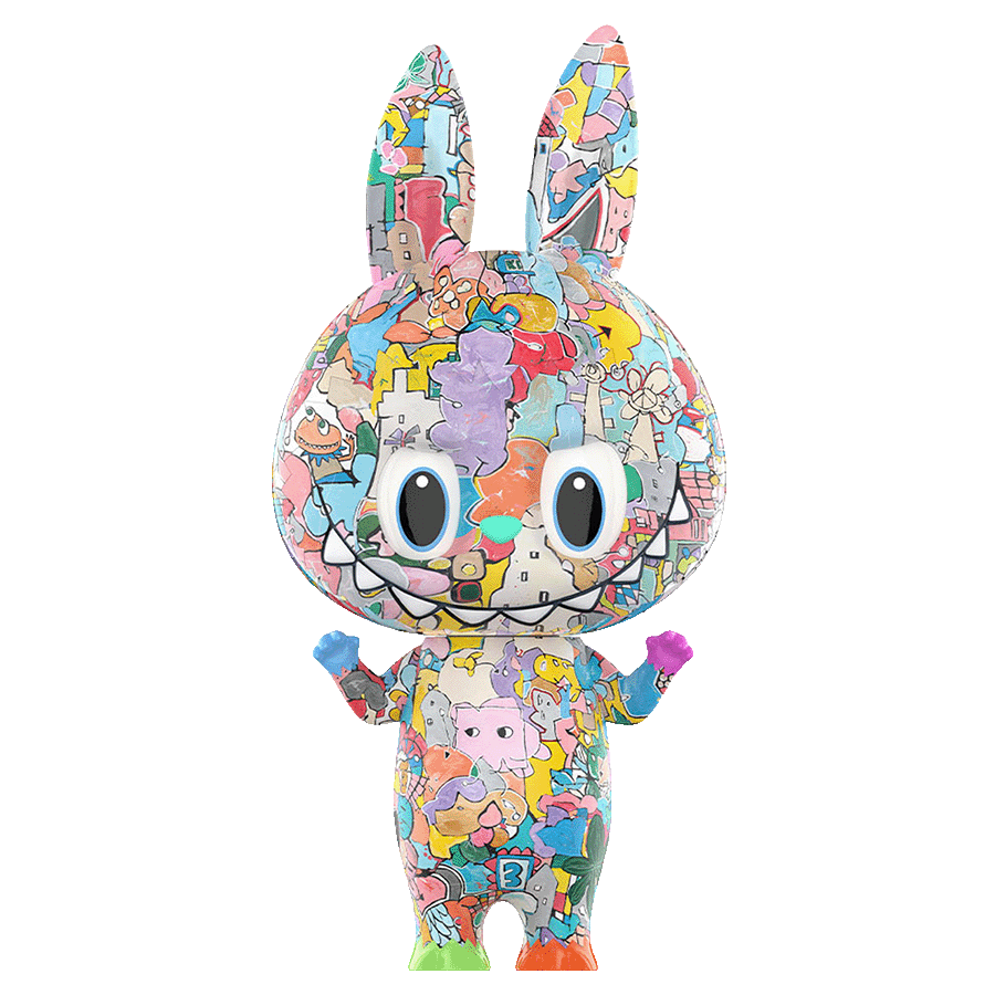MEGA LABUBU 400% Tenth Anniversary - POP MART (Hong Kong, China)